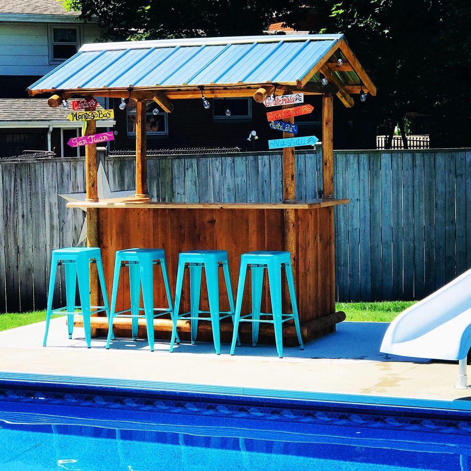 Custom Tiki Bar - Outdoor Tiki Bars | My Outdoor Room - MY OUTDOOR ROOM